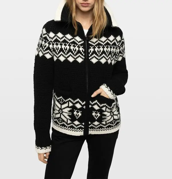 Zadig&Voltaire Knitted Zip-up Jacket