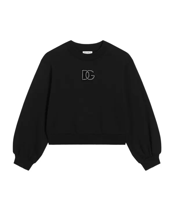 Dolce & Gabbana Logo-rhinestone Sweatshirt
