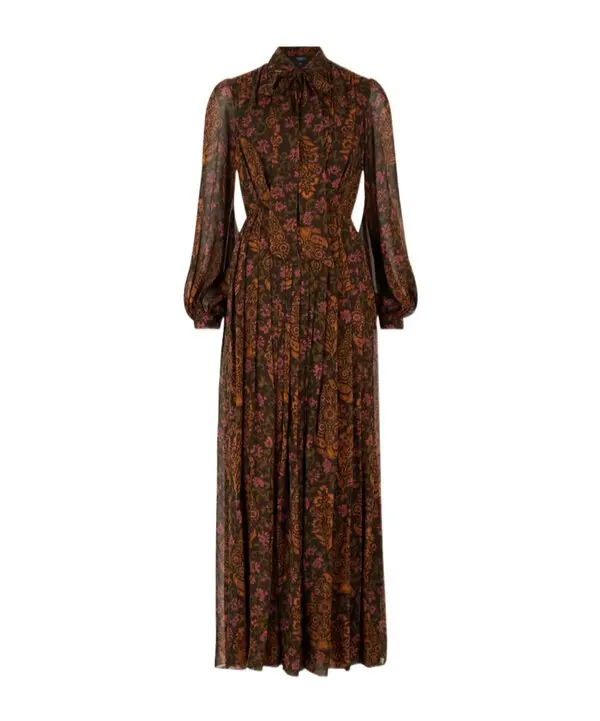 Giambattista Valli Long Printed Dress