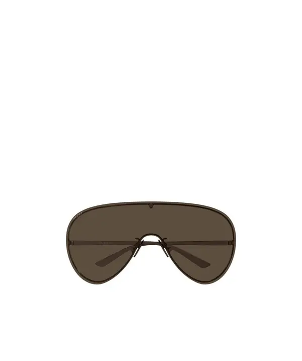Gucci Shield Sunglasses - Transparent Brown