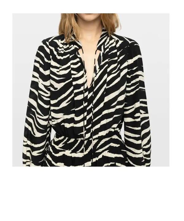Zadig&Voltaire Rayados Dress - Zebra