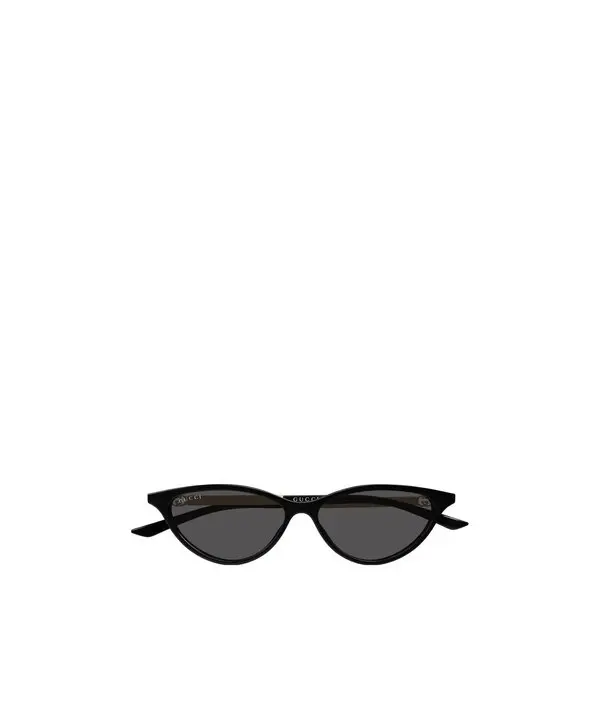 Gucci Cat-eye Frame Sunglasses - Black/gray