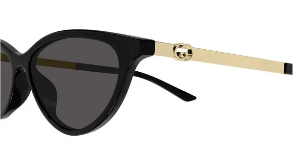 Gucci Cat-eye Frame Sunglasses - Black/gray