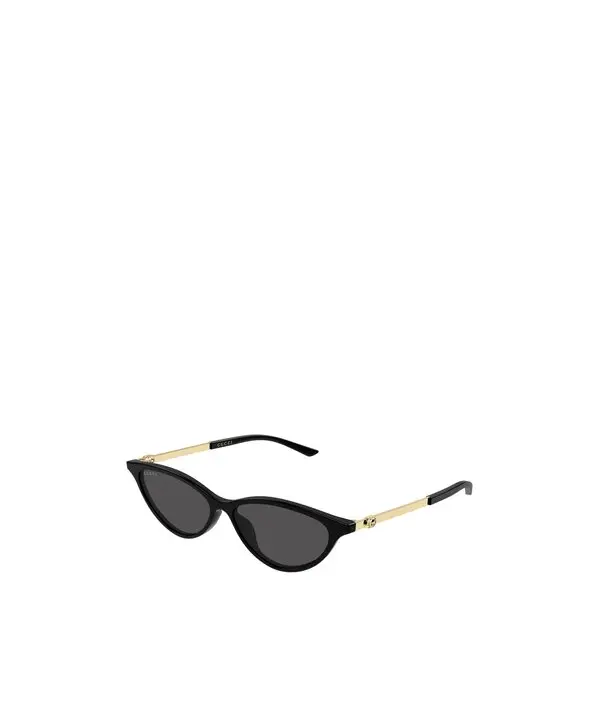 Gucci Cat-eye Frame Sunglasses - Black/gray