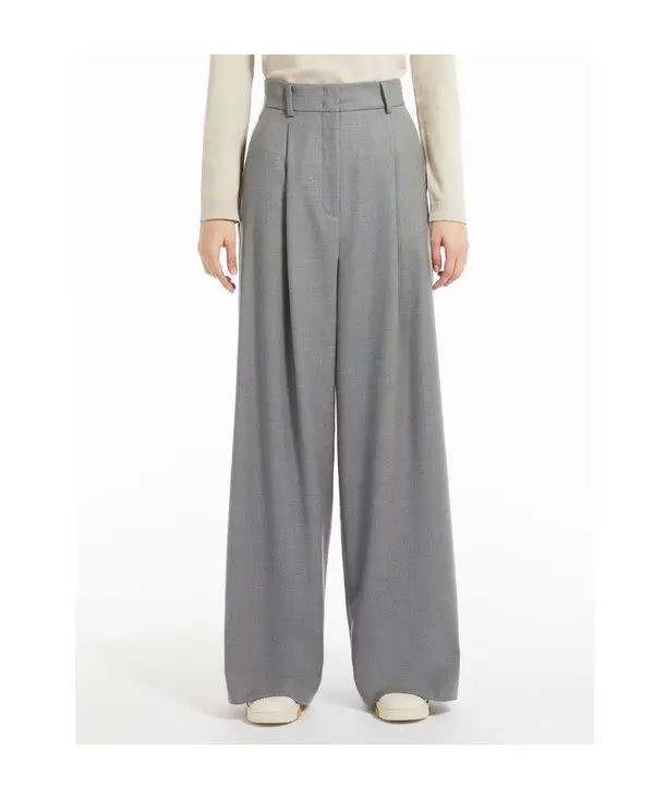 Max Mara Wool Wide-leg Trousers