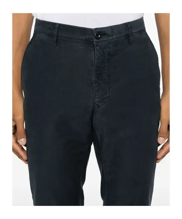 Incotex Logo-embroidered Trousers
