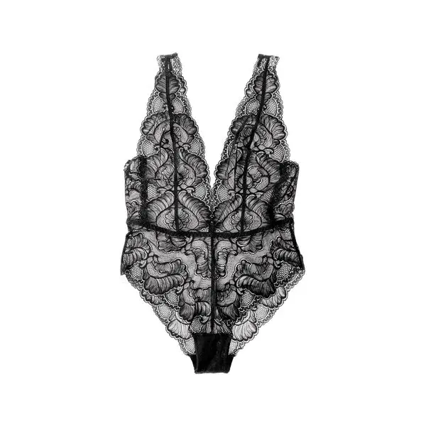 BRAELLE INTIMATES Deep Plunge Bodysuit