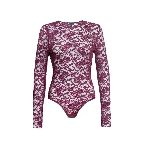 AUDREY VALLENS Selene Lace Bodysuit