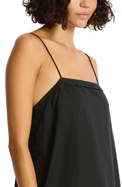 SEA LEVEL Lace Detail Midi Cover-up Dress