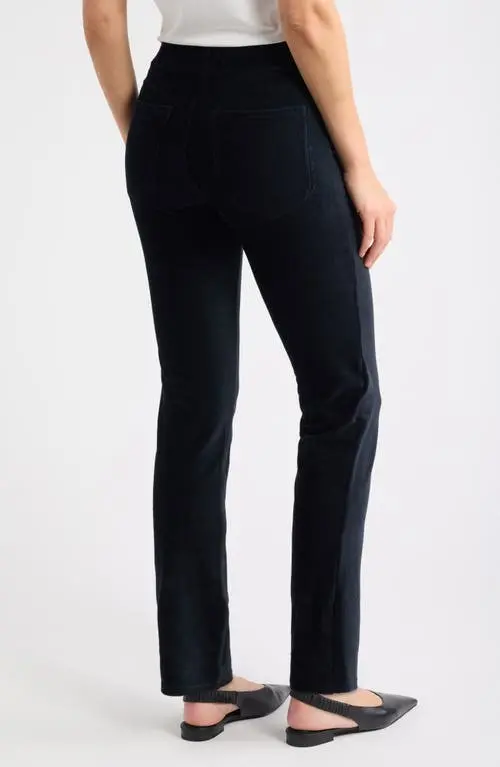Hue Classic Corduroy Pull-on Pants - Black