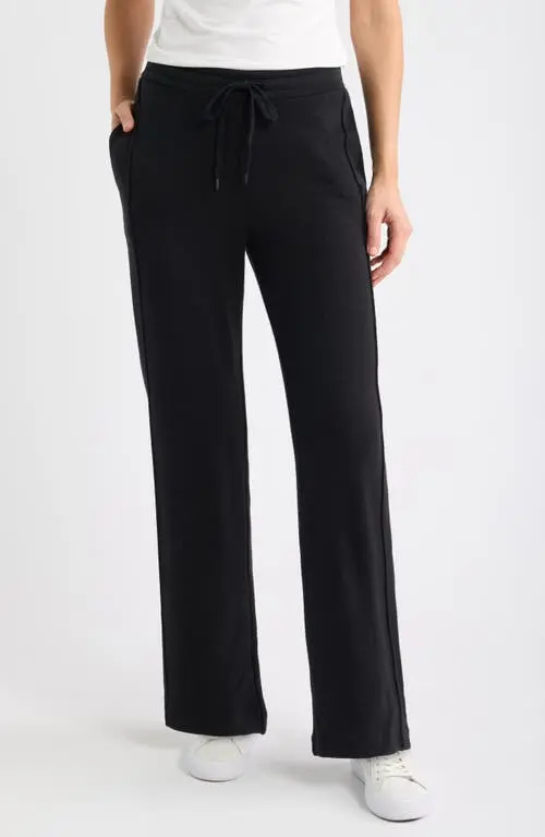 Hue Soft Jersey Track Pants - Black