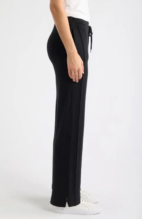 Hue Soft Jersey Track Pants - Black