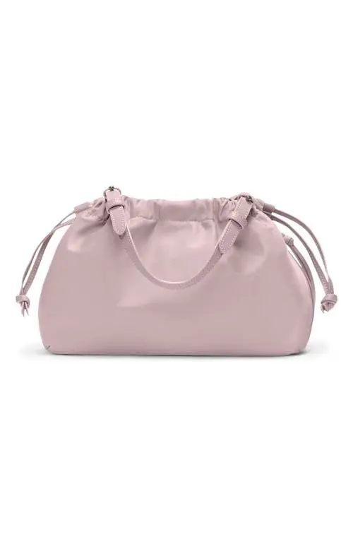 Mz Wallace Small Waverly Leather-trimmed Shoulder Bag - Quail