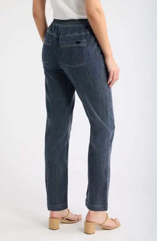 Hue High Waist Chenille Denim Pants