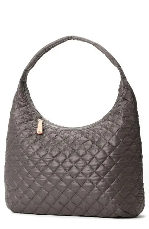 Mz Wallace Large Metro Leather Trimmed Quilted Shoulder Bag