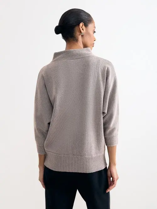 PHASE EIGHT Salima Funnel Knit Sweater