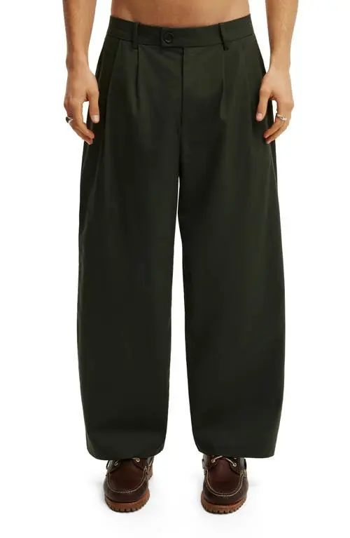COTTON ON Baggy Barrel Pant - Dark Pine