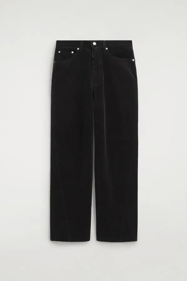 Cos Facade Corduroy Straight-leg Jeans