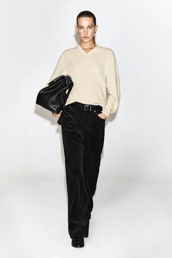 Cos Facade Corduroy Straight-leg Jeans