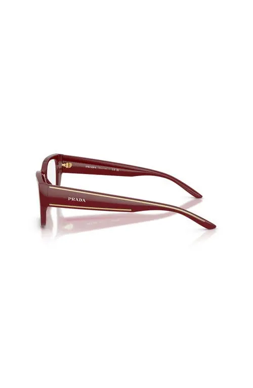 Prada 53mm Rectangle Optical Glasses