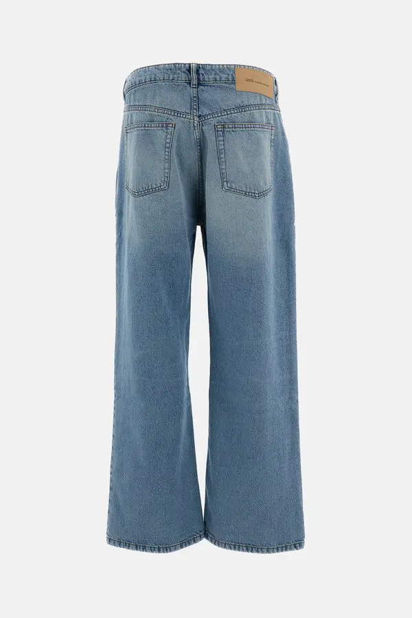 AMI Paris Large Fit Jeans - Multicolor