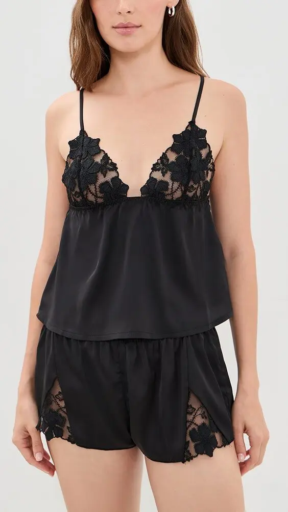 Bluebella Alara Luxury Satin Cami And Short Set
