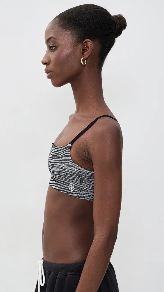 Free People Tighten Up Printed Bra
