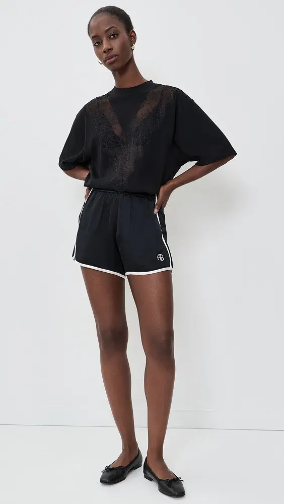 ANINE BING Eva Shorts - Black