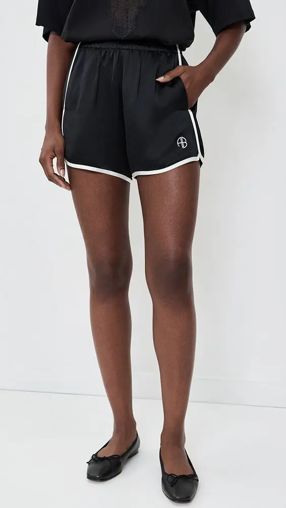 ANINE BING Eva Shorts - Black