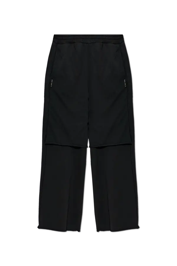 44 LABEL GROUP Vintage-effect Sweatpants - Black