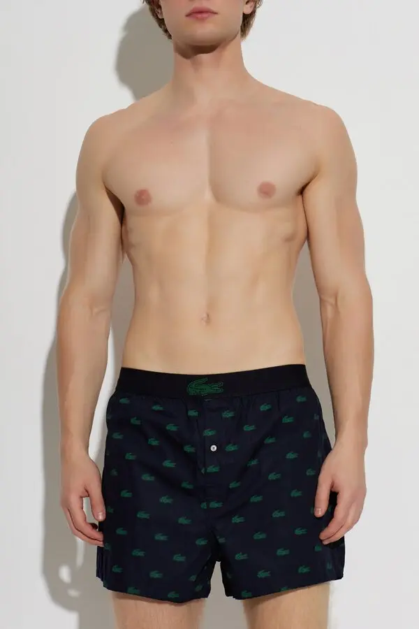Lacoste Three-pack Of Cotton Boxers