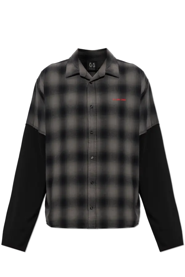 44 LABEL GROUP Shirt With A ‘vintage’ Effect - Grey