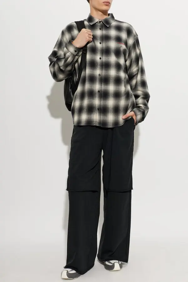 44 LABEL GROUP Plaid Pattern Shirt