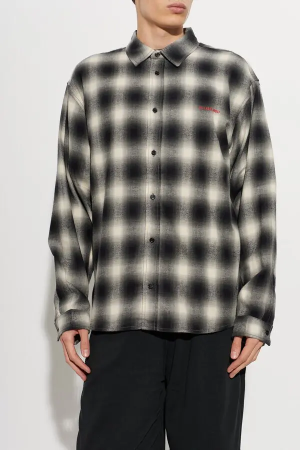 44 LABEL GROUP Plaid Pattern Shirt