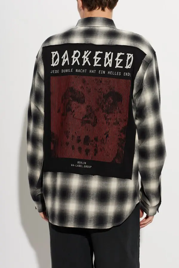 44 LABEL GROUP Plaid Pattern Shirt