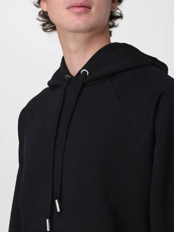 AMI Paris Cotton Hoodie With Kangaroo Pocket