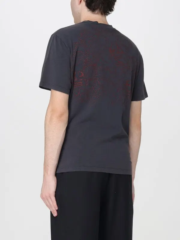 Our Legacy Cotton Crewneck T-shirt With Dropped Shoulders And Short Sleeves