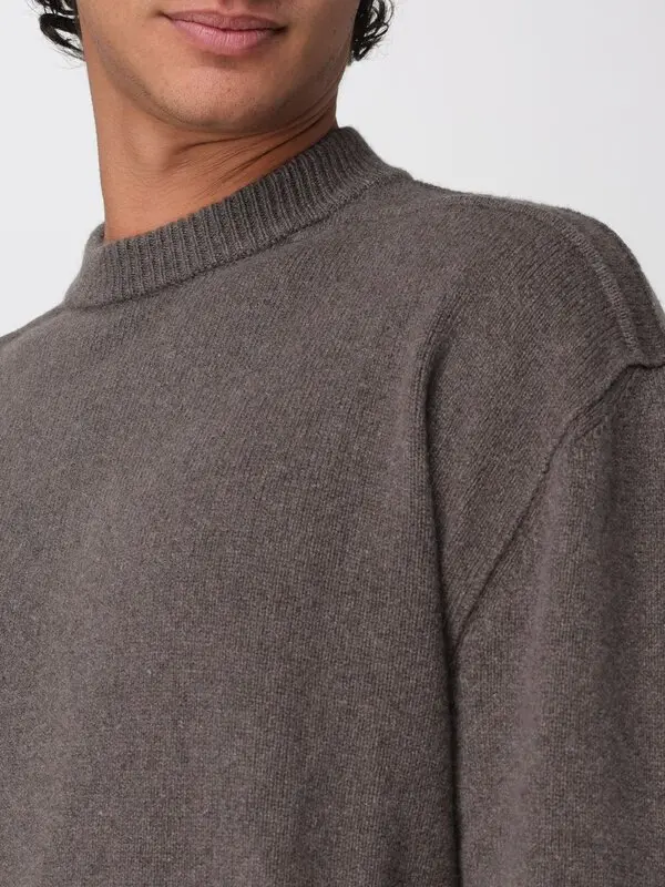 Rick Owens Crewneck Jumper In Wool And Cashmere Blend