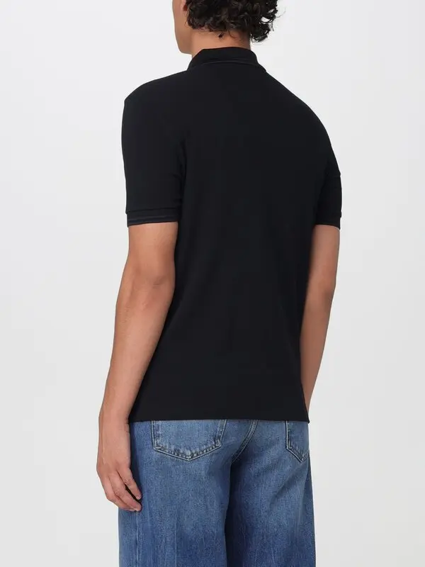 Comme Des Garçons Slim Fit Cotton Polo Shirt With Contrast Logo