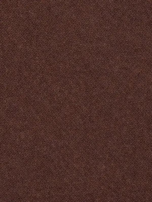 Brunello Cucinelli Cashmere Scarf With Monili Detail And Raw-cut Hem - Brown