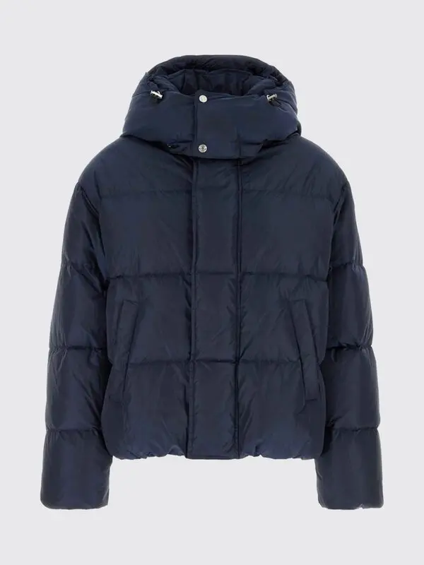 Dsquared2 Hooded Technical Fabric Puffer Jacket With High Neck