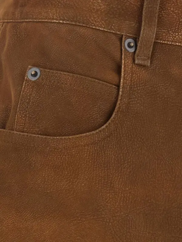 Isabel Marant Étoile Bisane High-waisted Cotton Midi Pencil Skirt - Brown