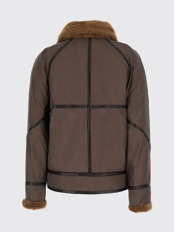 Isabel Marant Étoile Olinka Double-breasted Faux Fur Jacket With Lapel Collar