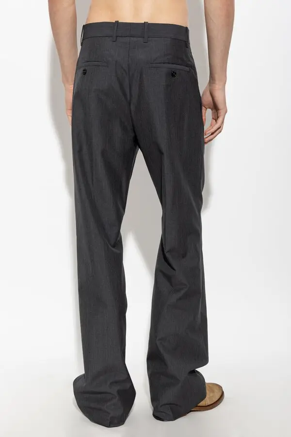 JIL SANDER Wool Pleated Trousers
