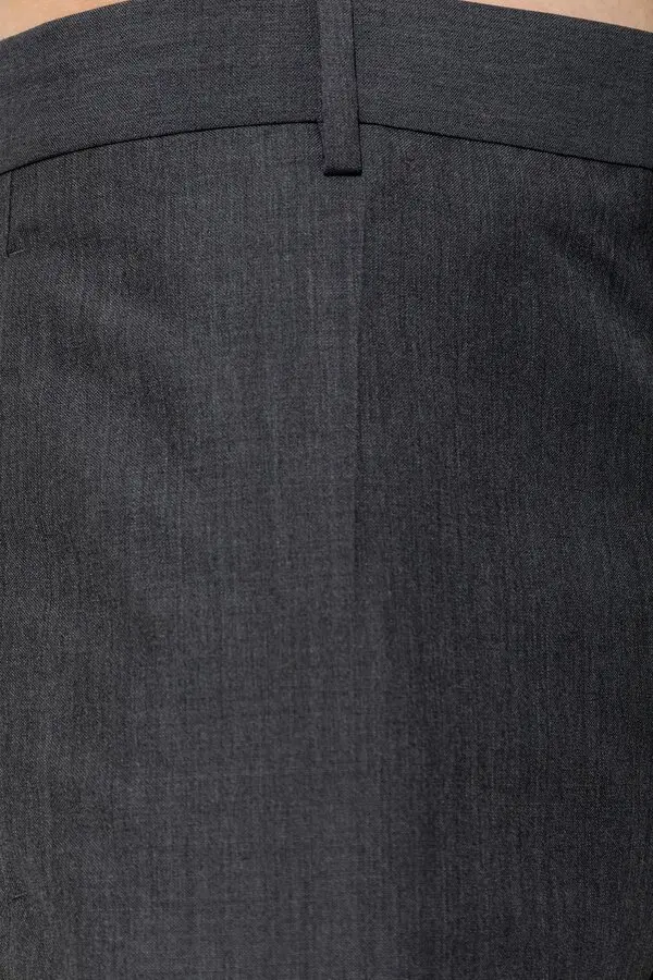 JIL SANDER Wool Pleated Trousers