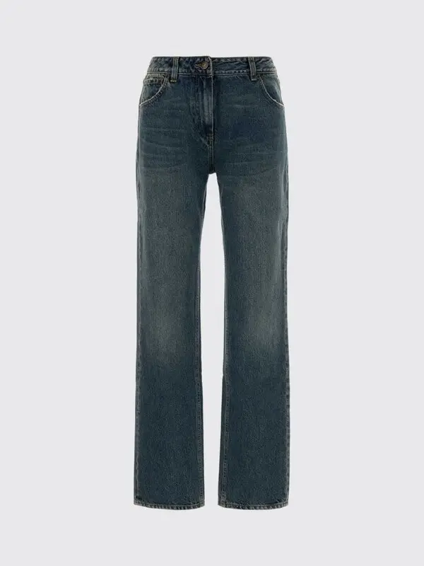 Magda Butrym Mid-rise Straight-leg Cotton Denim Jeans