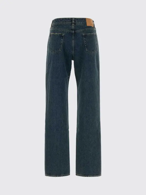 Magda Butrym Mid-rise Straight-leg Cotton Denim Jeans
