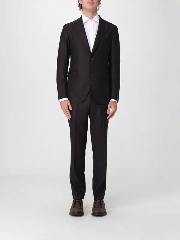 Tagliatore Single-breasted Two-button Suit In Pure Wool