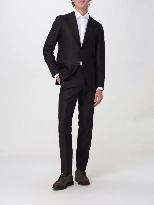 Tagliatore Single-breasted Two-button Suit In Pure Wool