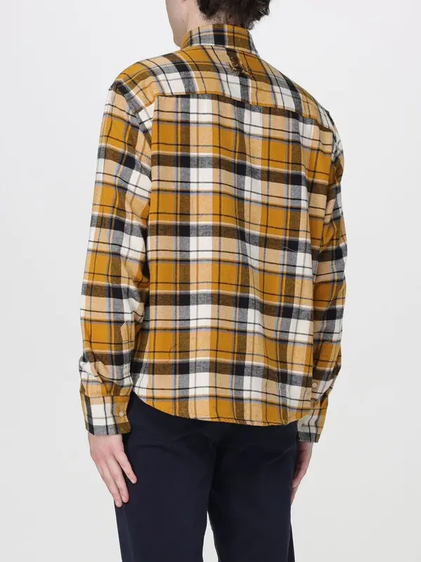 LA MARTINA Long-sleeved Check Cotton Shirt With French Collar